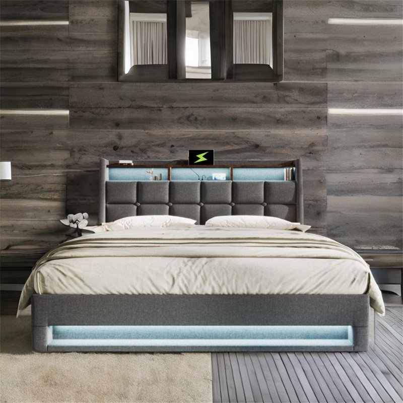 Brayden Studio® Daegen Upholstered Platform Storage Bed | Wayfair